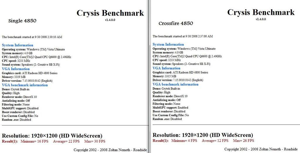 Crossfire 4850 problem in CRYSIS.... | Overclock.net