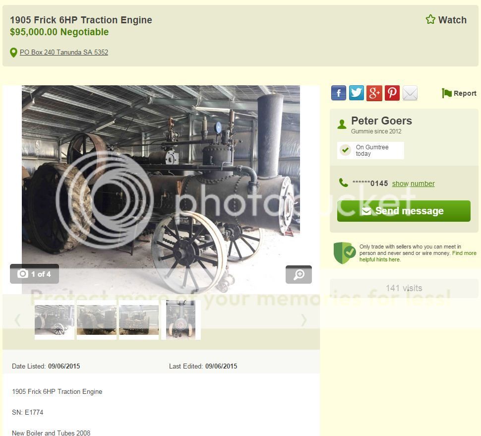 1905 Frick 6HP Traction Engine - Forum - Historic Commercial Vehicle ...