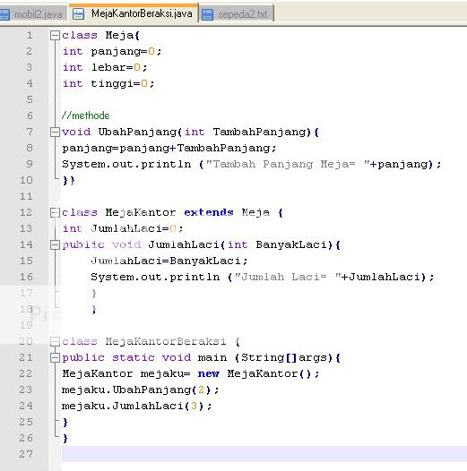 Inheritance (Pewarisan/Penurunan) | Winny Purbaratri