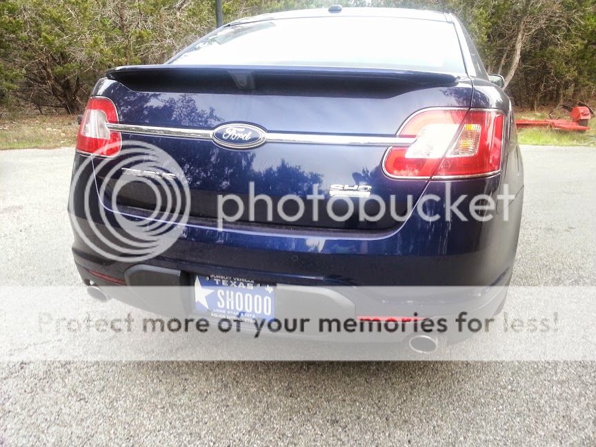 Got the license plate mod.... | Taurus Car Club of America : Ford ...