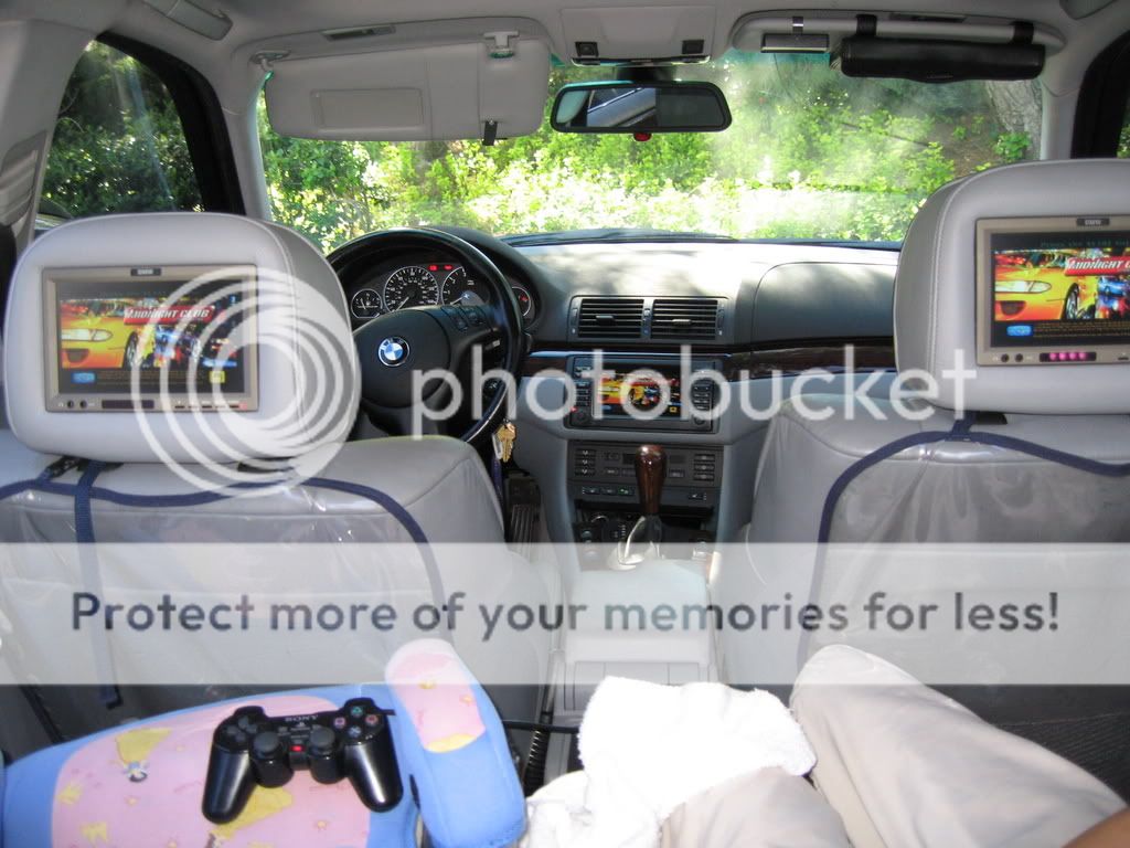 FS: OEM BMW Rear Seat Headrest Entertainment System Gray X3, X5, E46 3 ...